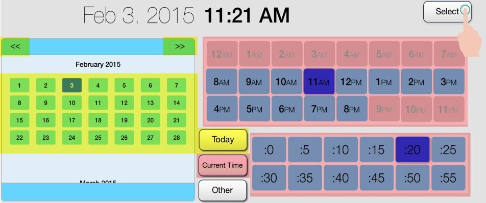 Adjust Schedule View