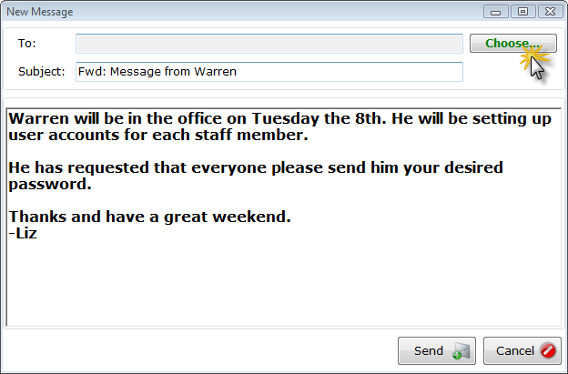 Interoffice Messages